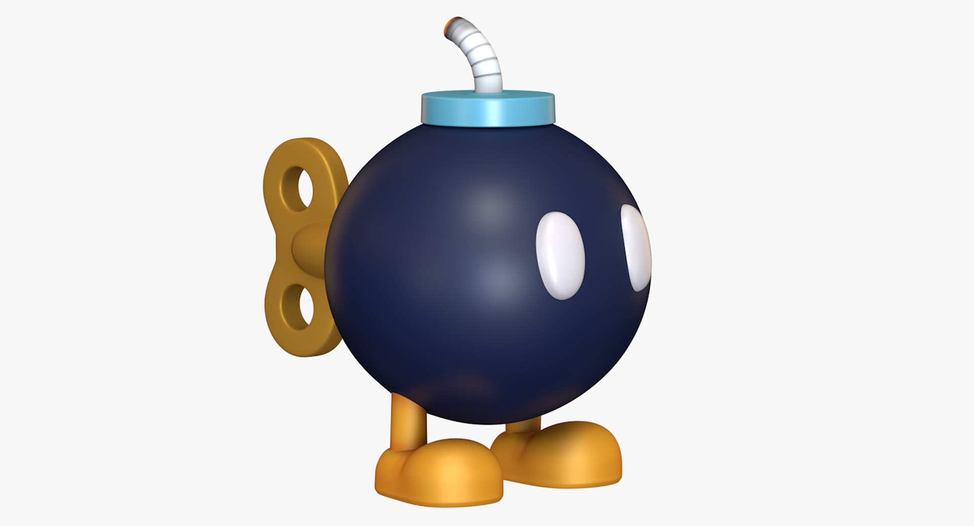 Bob Omb - Bomb 3D Model - TurboSquid 1369647