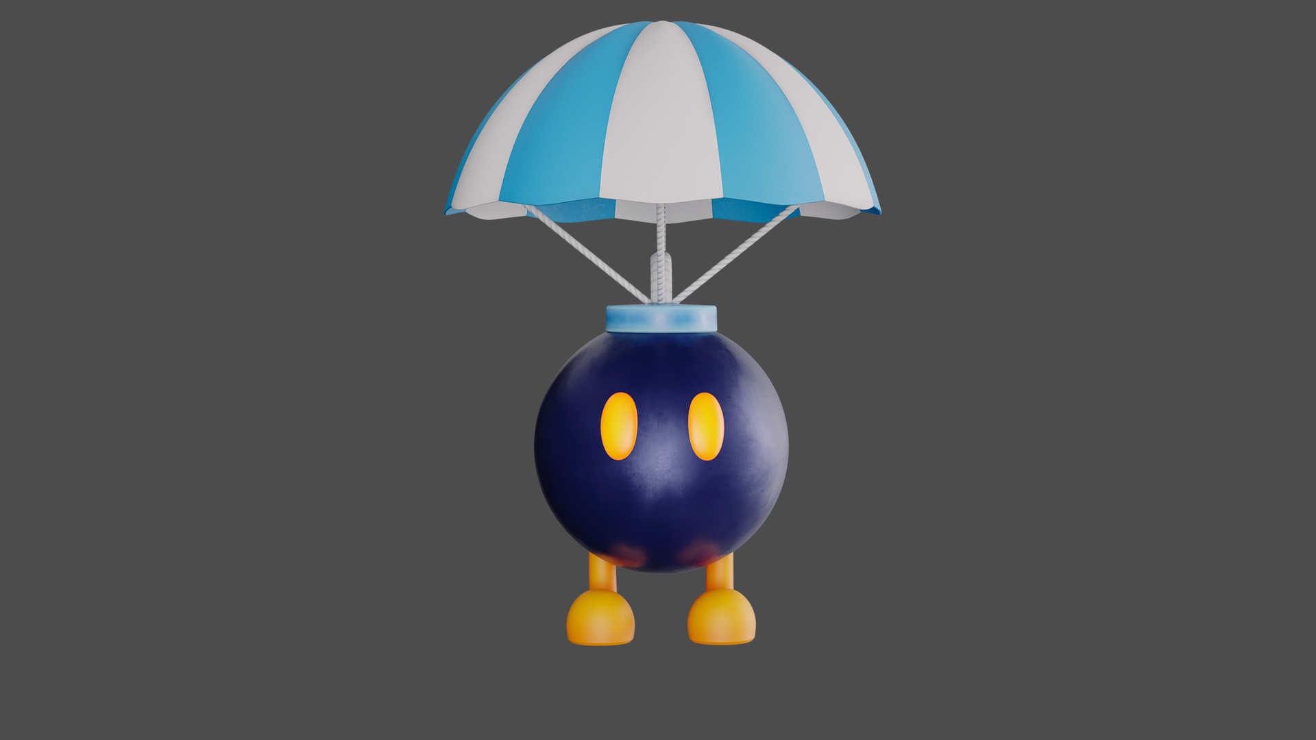 Bob Omb - Bomb 3D Model - TurboSquid 1369647