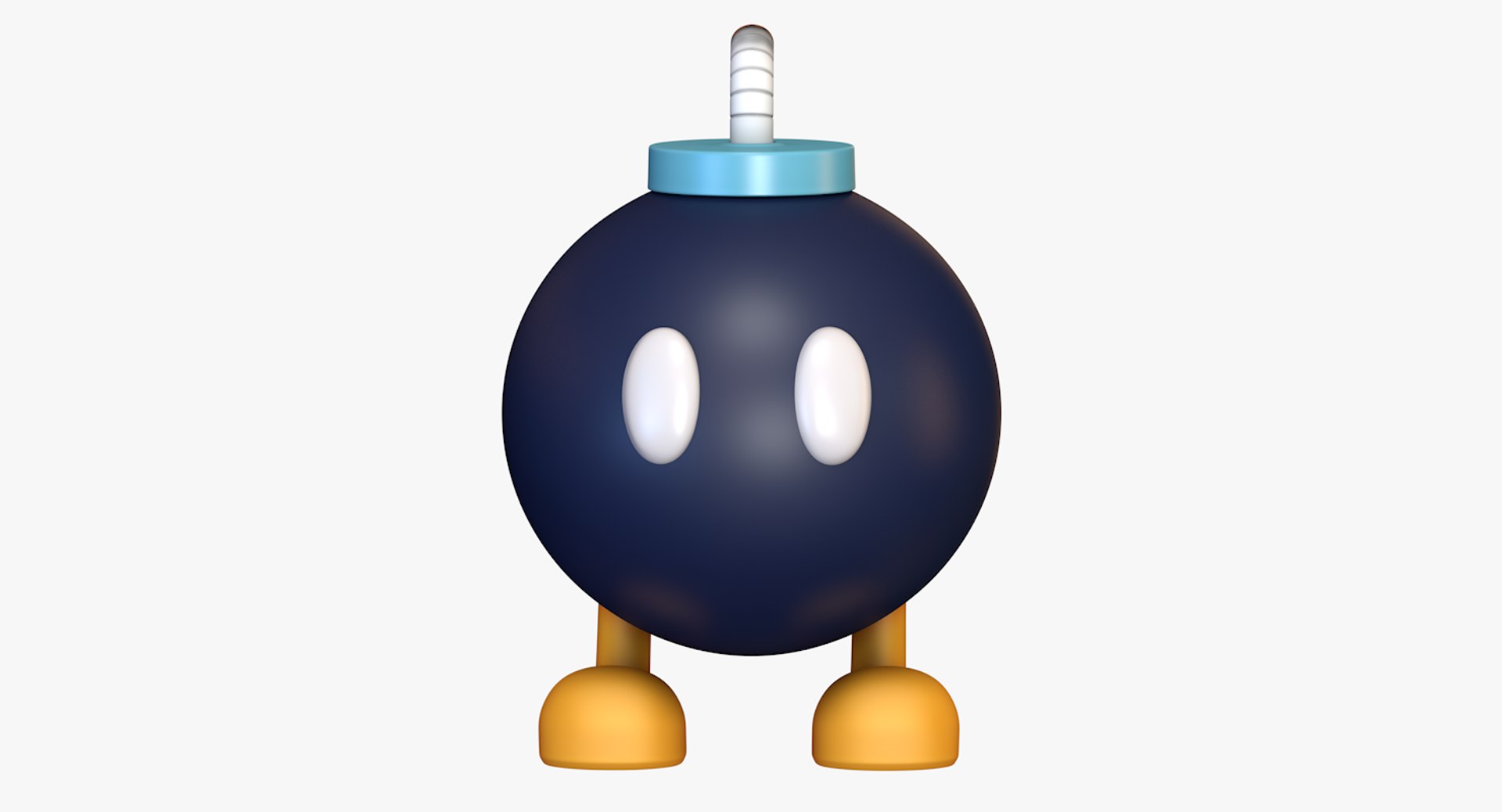 Bob Omb - Bomb 3D Model - TurboSquid 1369647