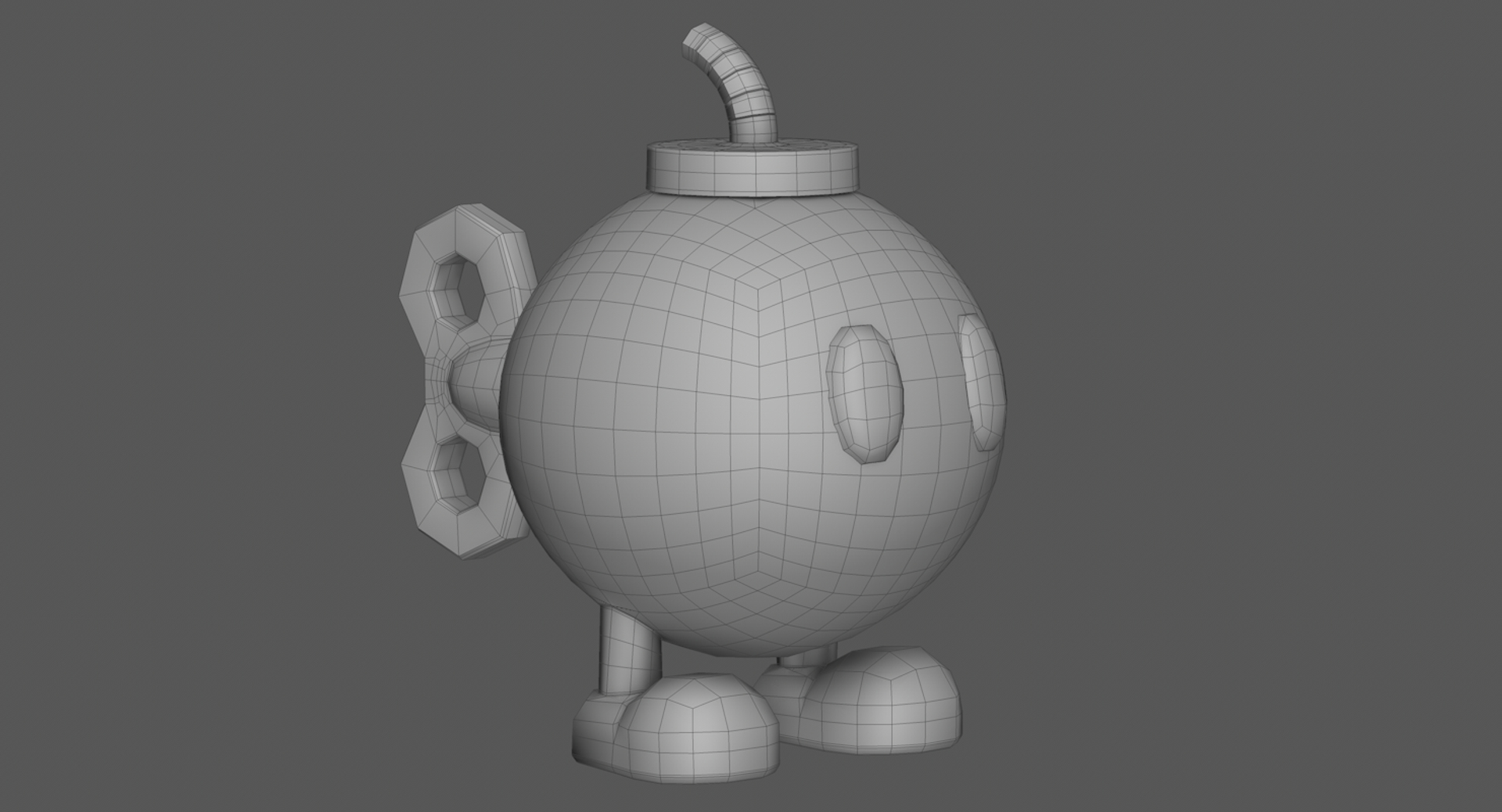 Bob Omb - Bomb 3D Model - TurboSquid 1369647
