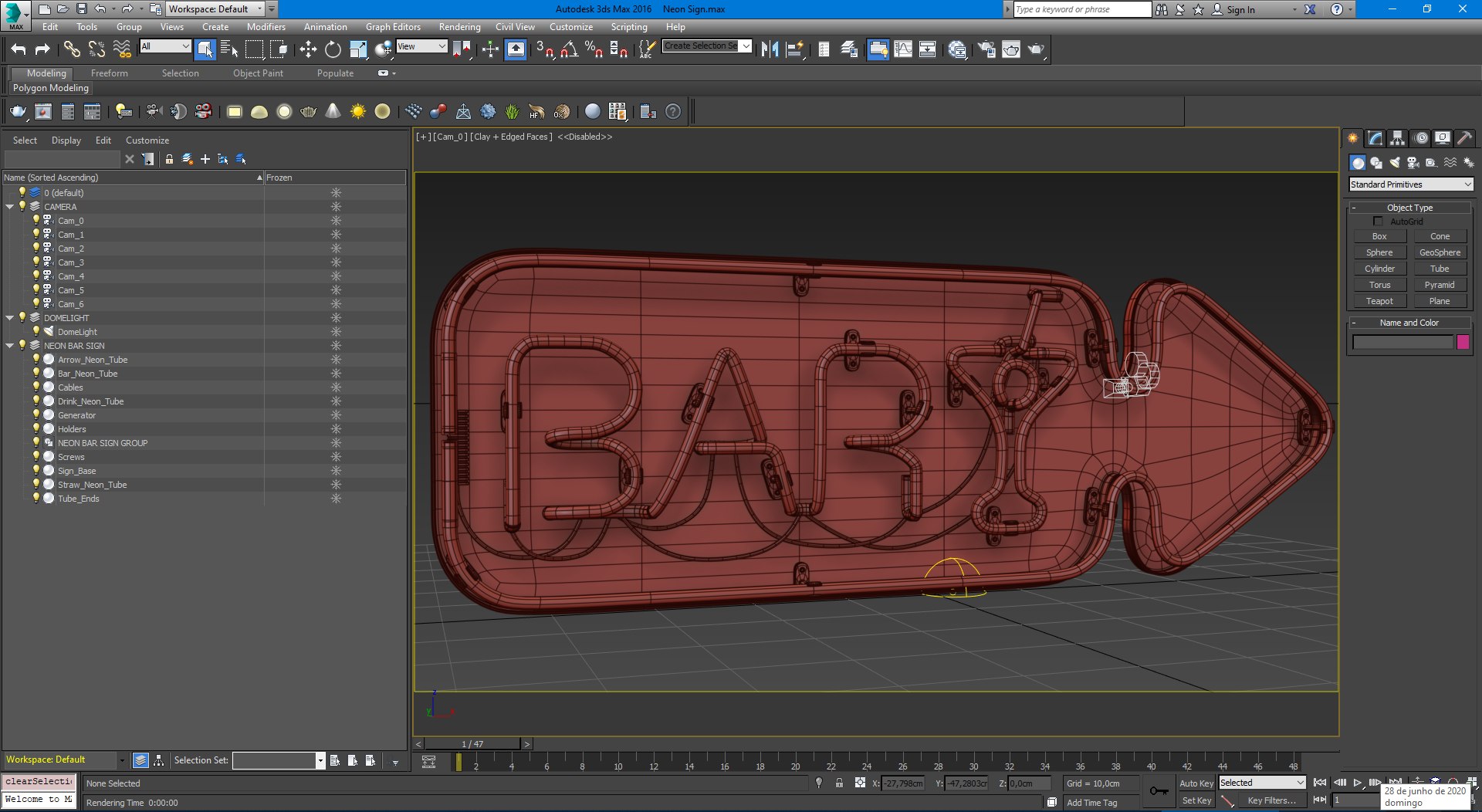 Realistic neon sign model - TurboSquid 1582991