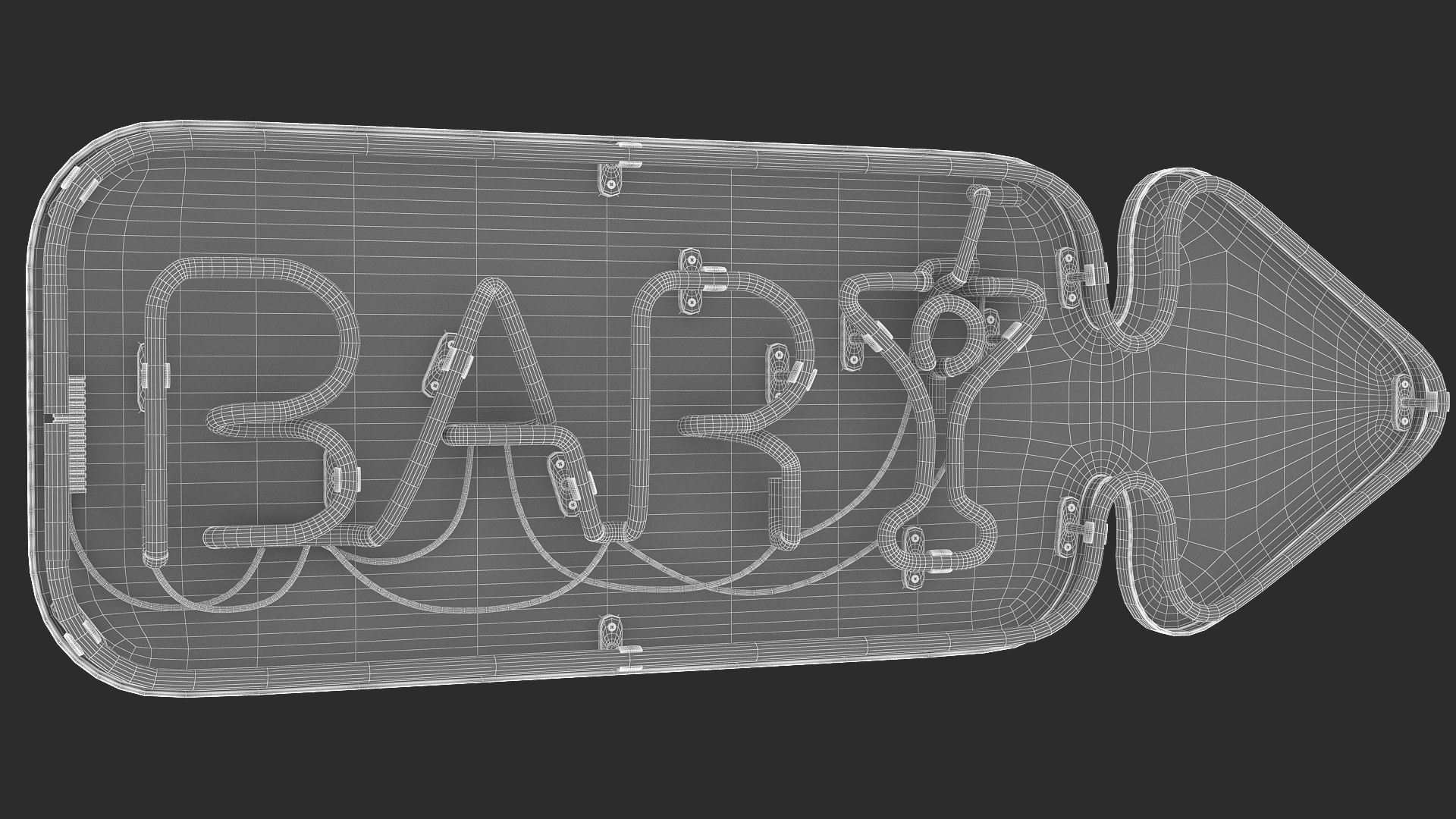 Realistic Neon Sign Model - TurboSquid 1582991