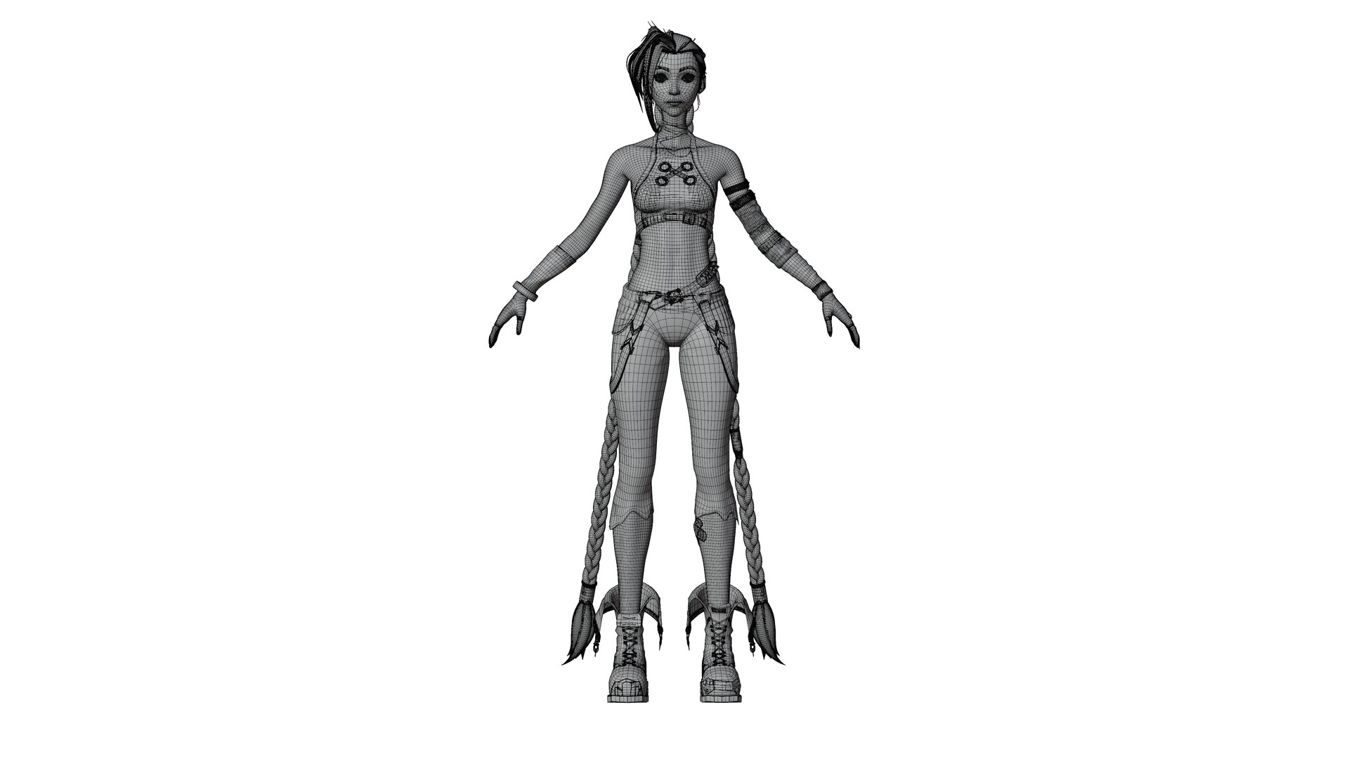 3D Model Arcane Jinx - TurboSquid 1962713