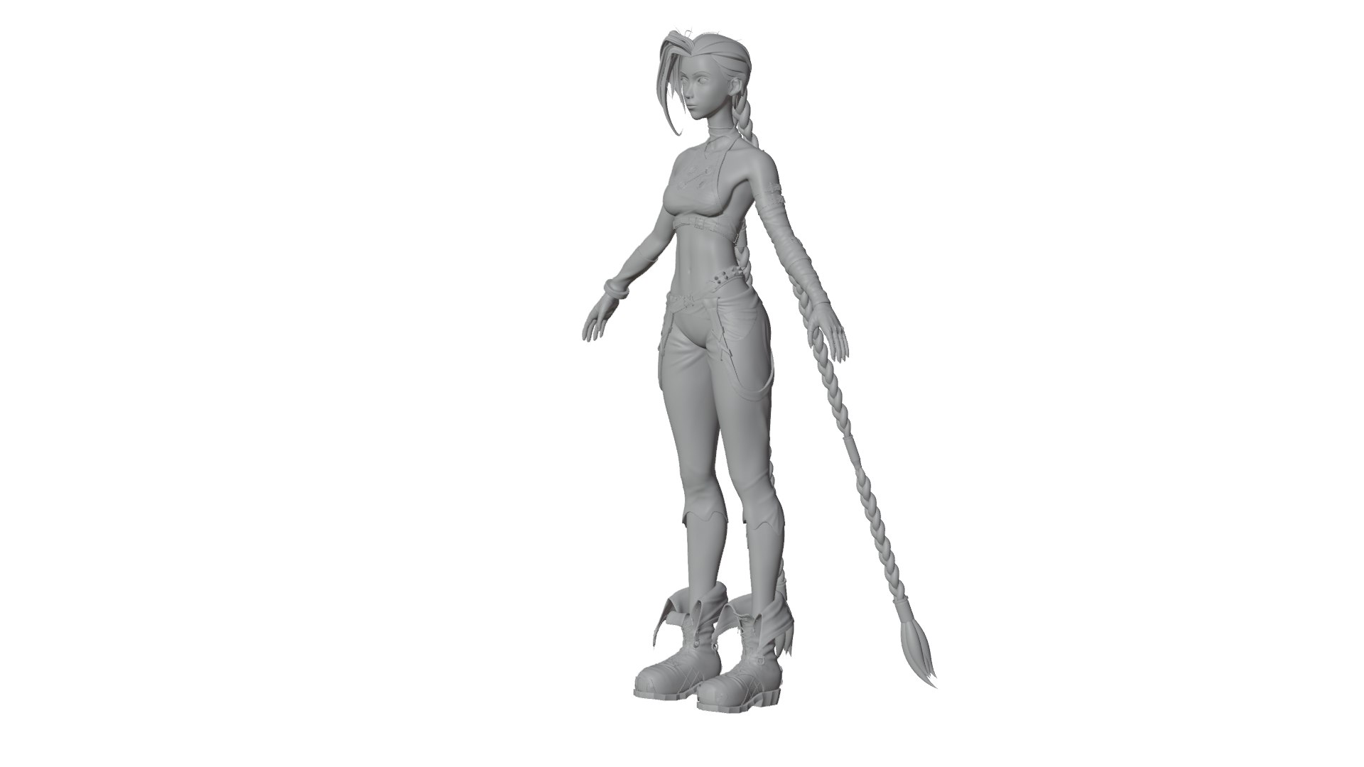 3D Model Arcane Jinx - TurboSquid 1962713