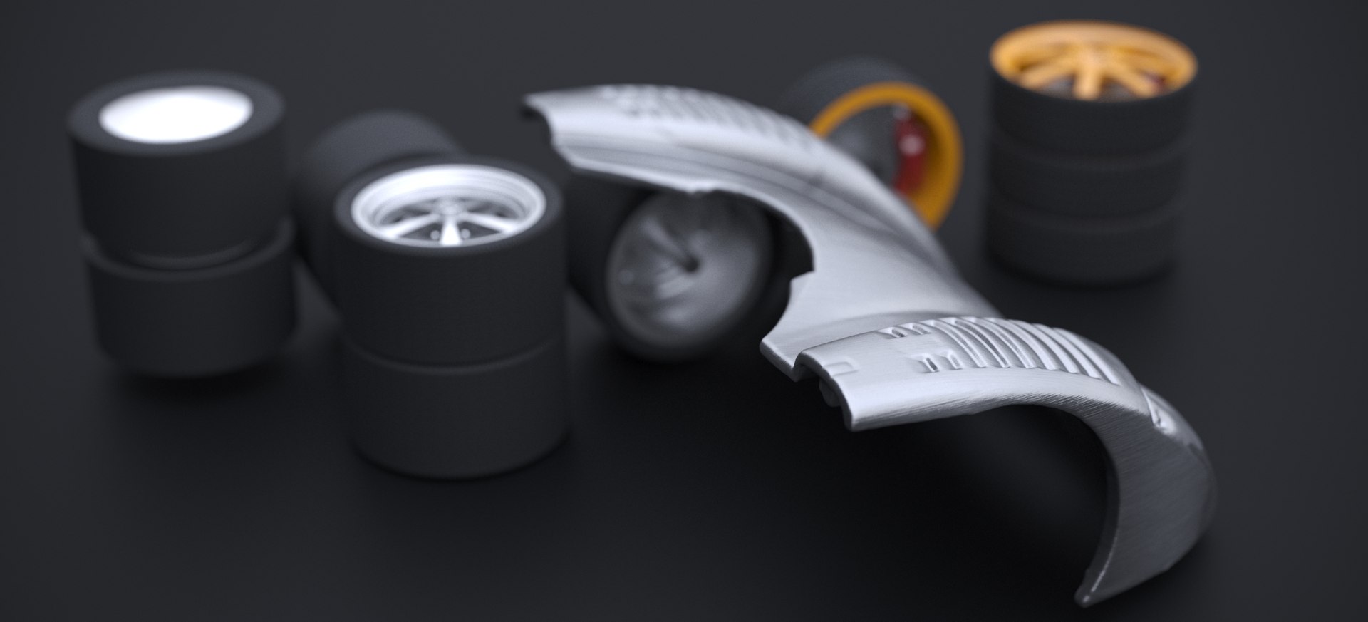 3D RACING WHEELS SET VER-1 2019 - TurboSquid 2301642