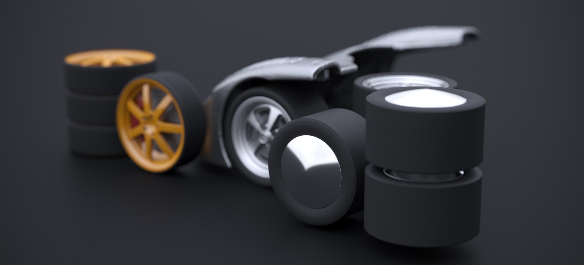 3D RACING WHEELS SET VER-1 2019 - TurboSquid 2301642