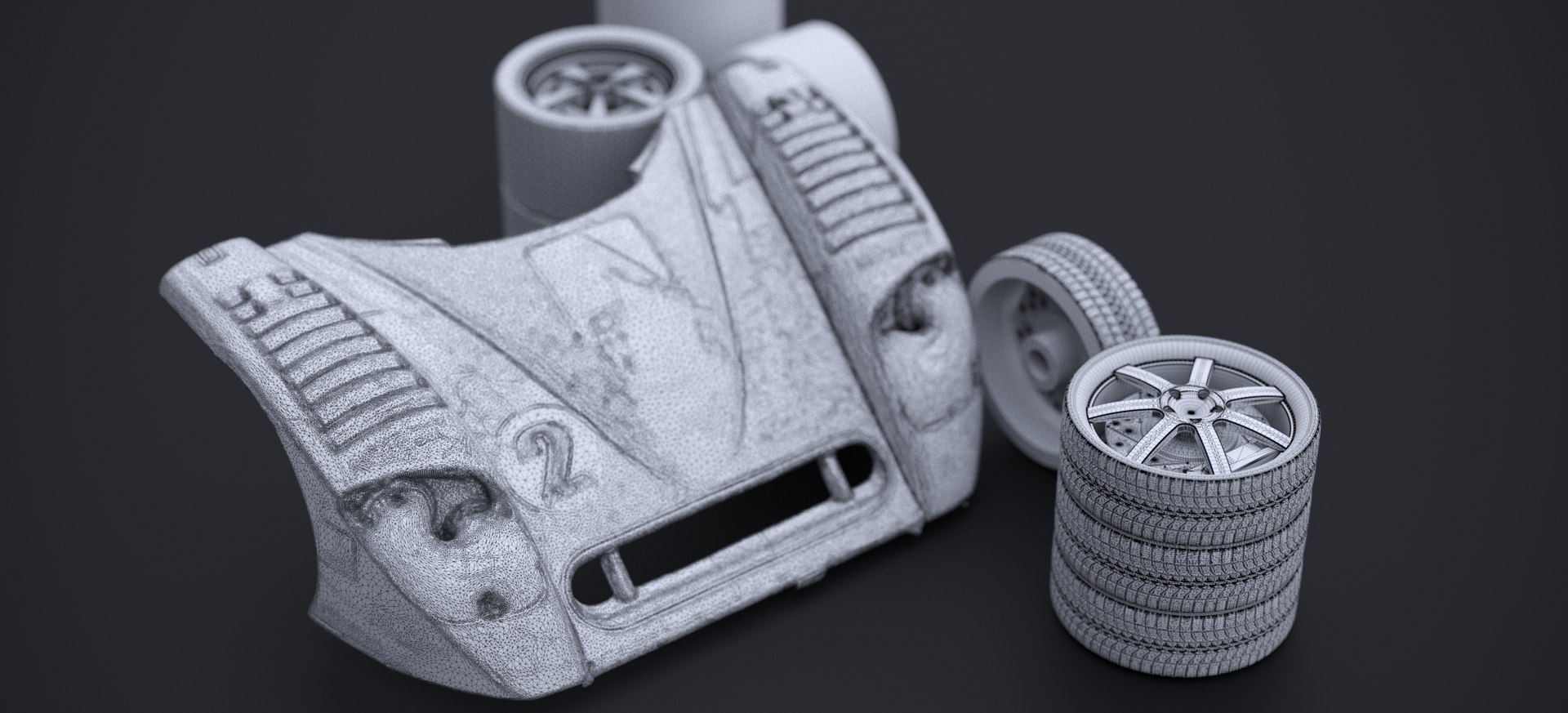 3D RACING WHEELS SET VER-1 2019 - TurboSquid 2301642