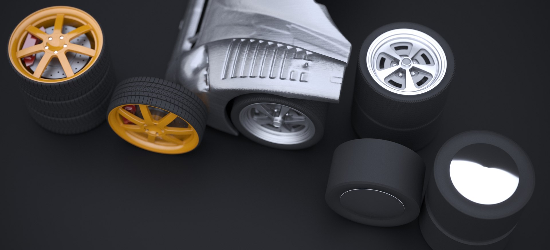 3D RACING WHEELS SET VER-1 2019 - TurboSquid 2301642