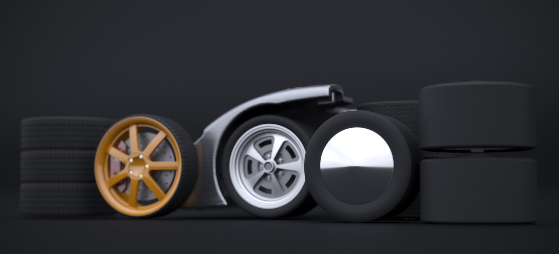 3D RACING WHEELS SET VER-1 2019 - TurboSquid 2301642