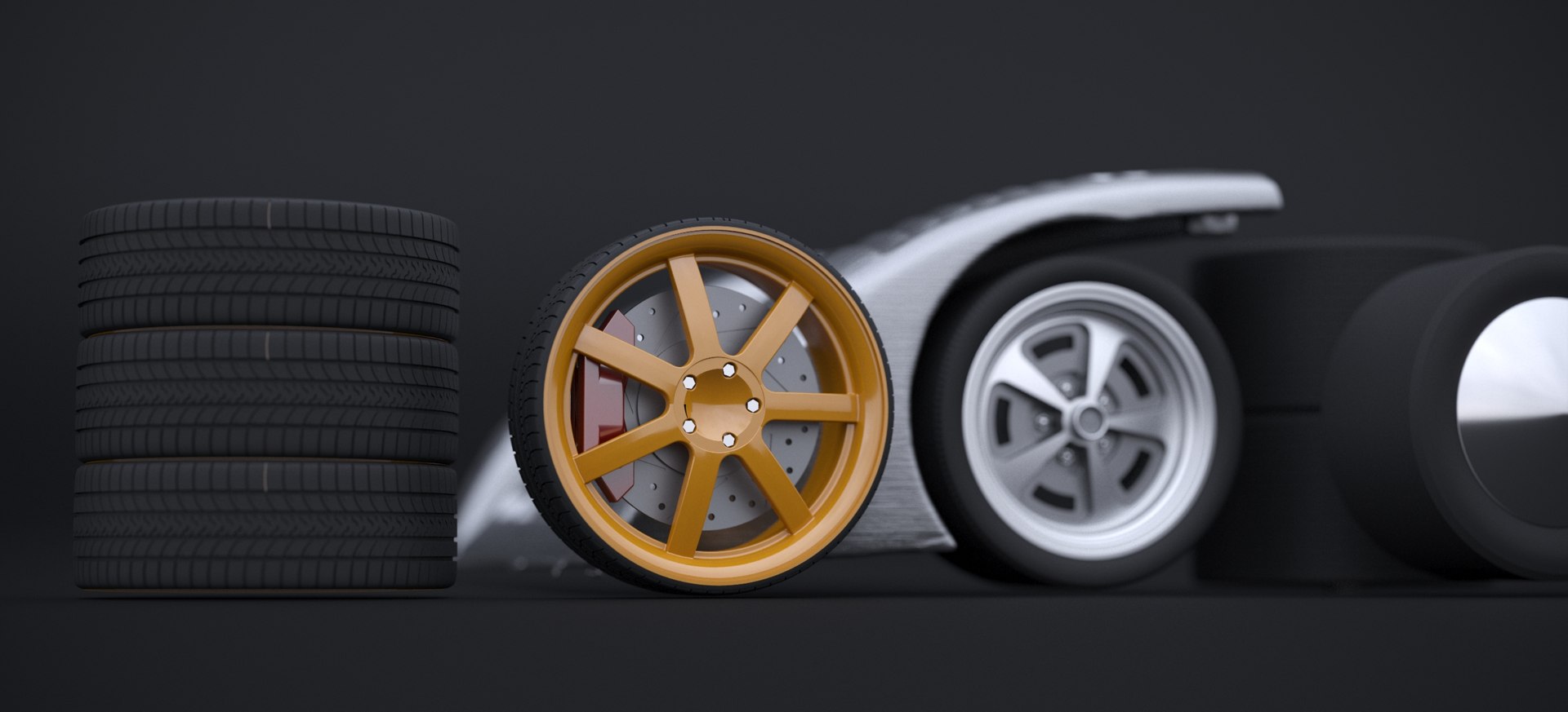 3D RACING WHEELS SET VER-1 2019 - TurboSquid 2301642