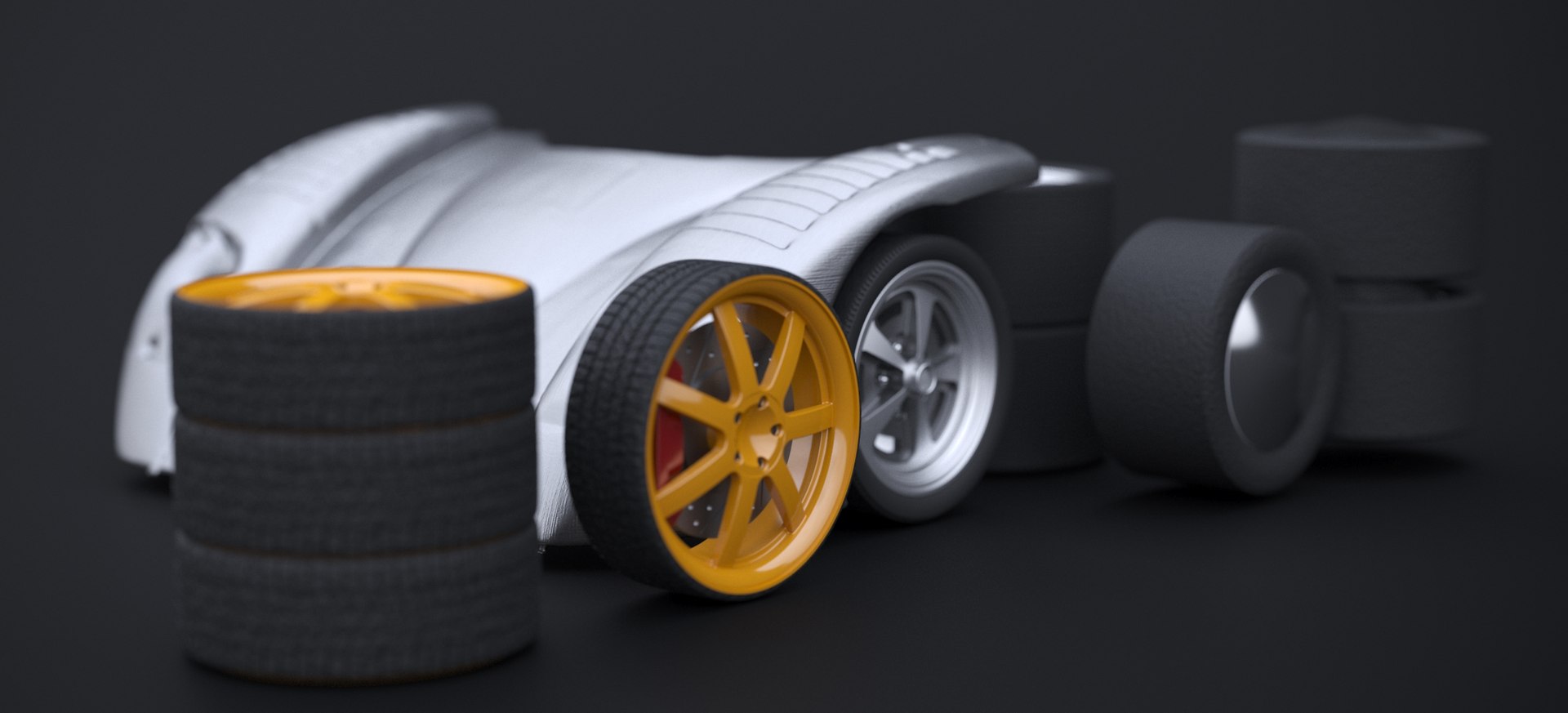 3D RACING WHEELS SET VER-1 2019 - TurboSquid 2301642