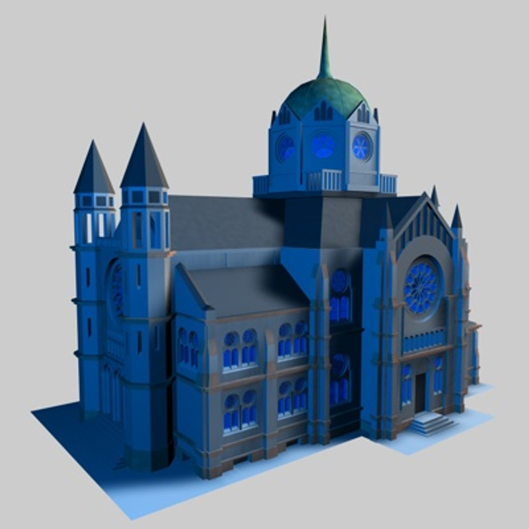 synagoge hannover 3d model