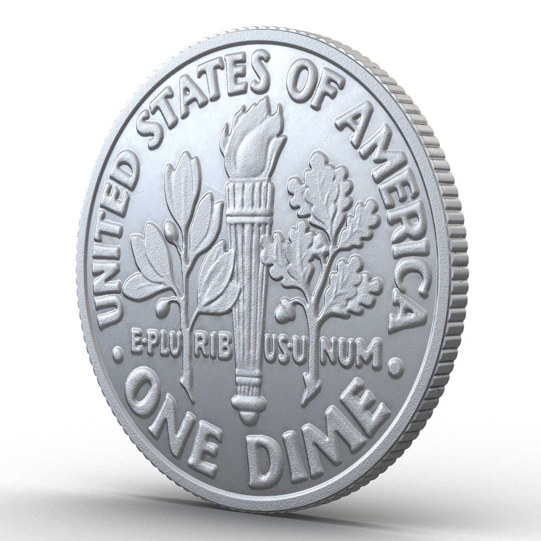Dime United States Coin 3d Model