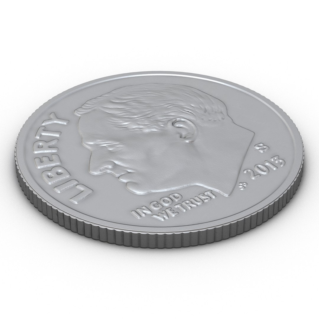 Dime United States Coin 3d Model