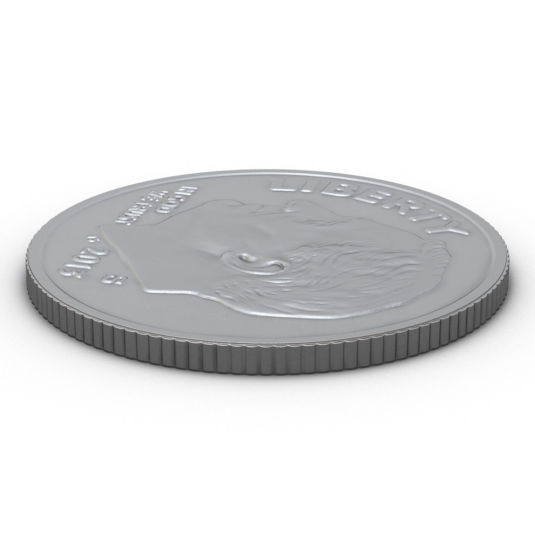 Dime United States Coin 3d Model