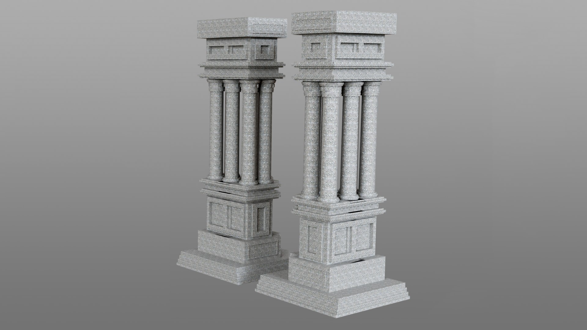Pillar 2 3D Model - TurboSquid 2220800