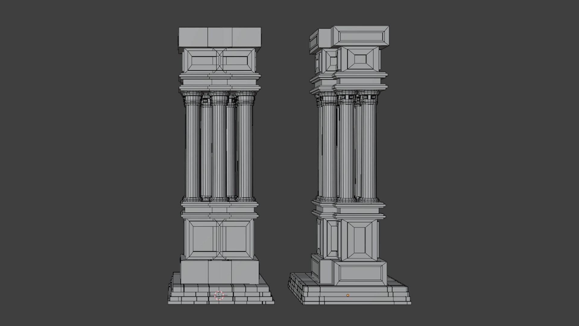 Pillar 2 3D Model - TurboSquid 2220800