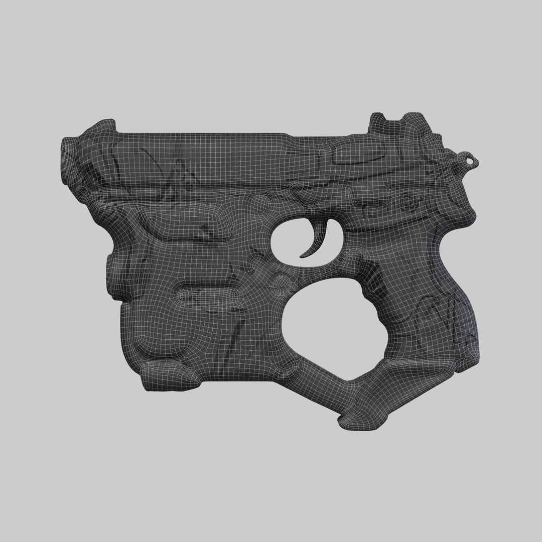 3D Sci-Fi Gun Pistol - TurboSquid 2288723