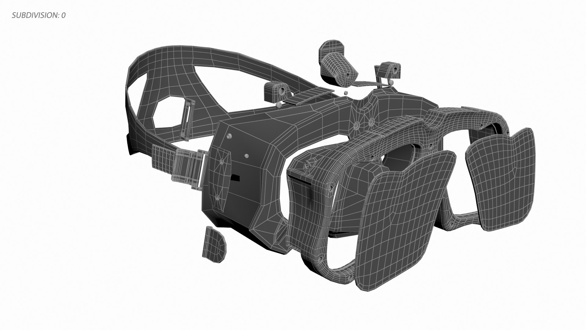 3D Scuba Diving Mask OTS Model - TurboSquid 2094759