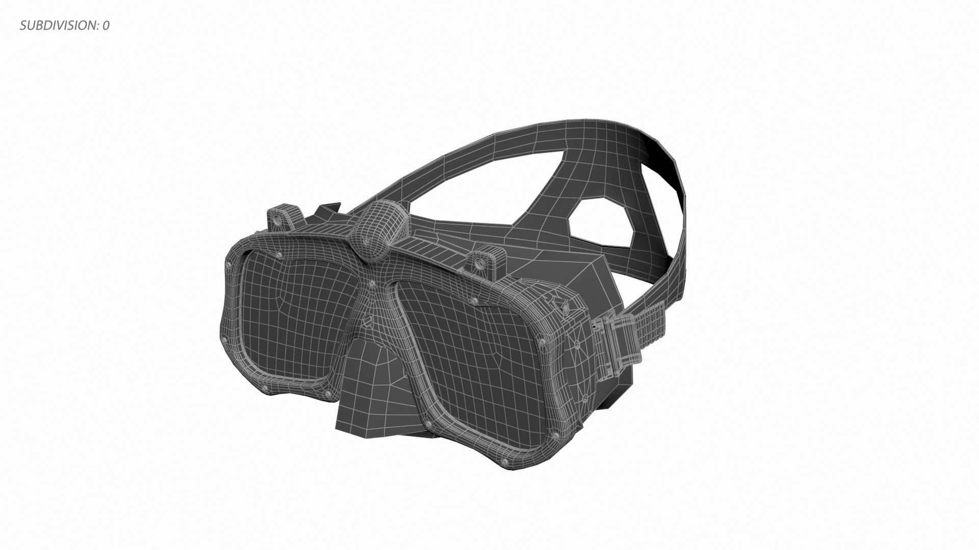 3D Scuba Diving Mask OTS Model - TurboSquid 2094759