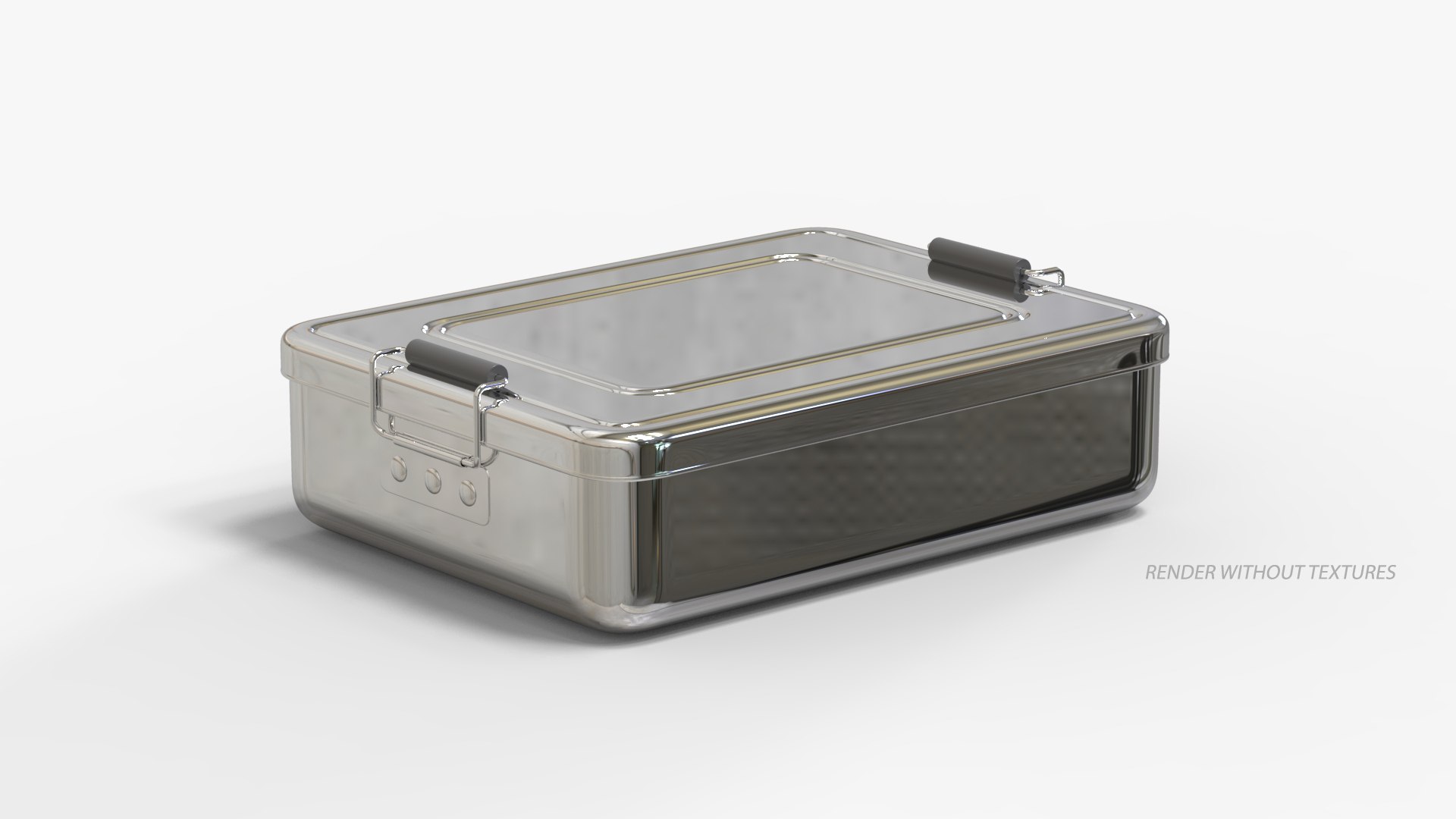 Square Lunch Box Model - TurboSquid 2200849