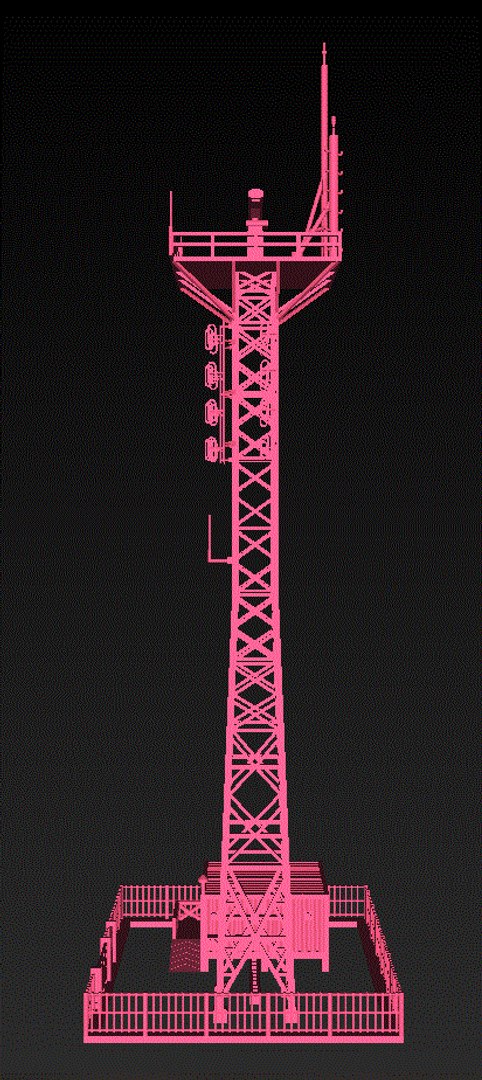 Radar Tower 3D - TurboSquid 1808959