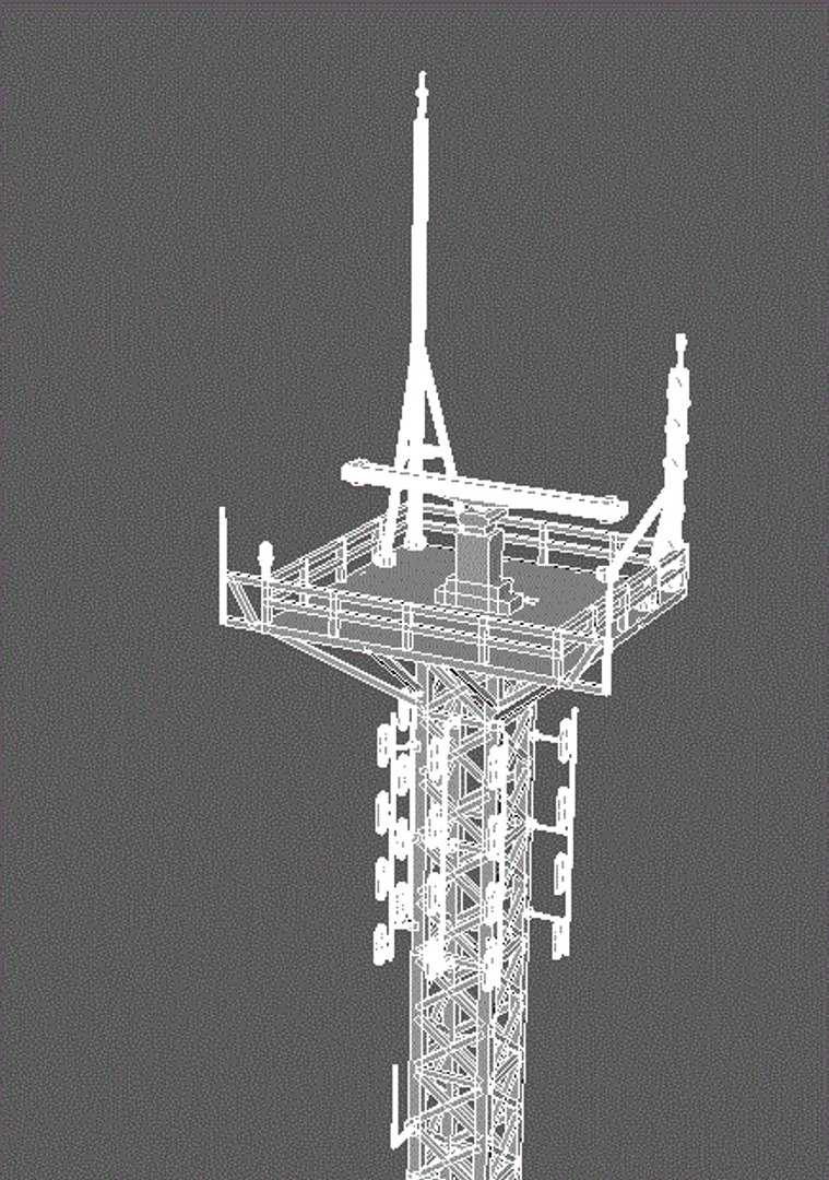 Radar Tower 3D - TurboSquid 1808959