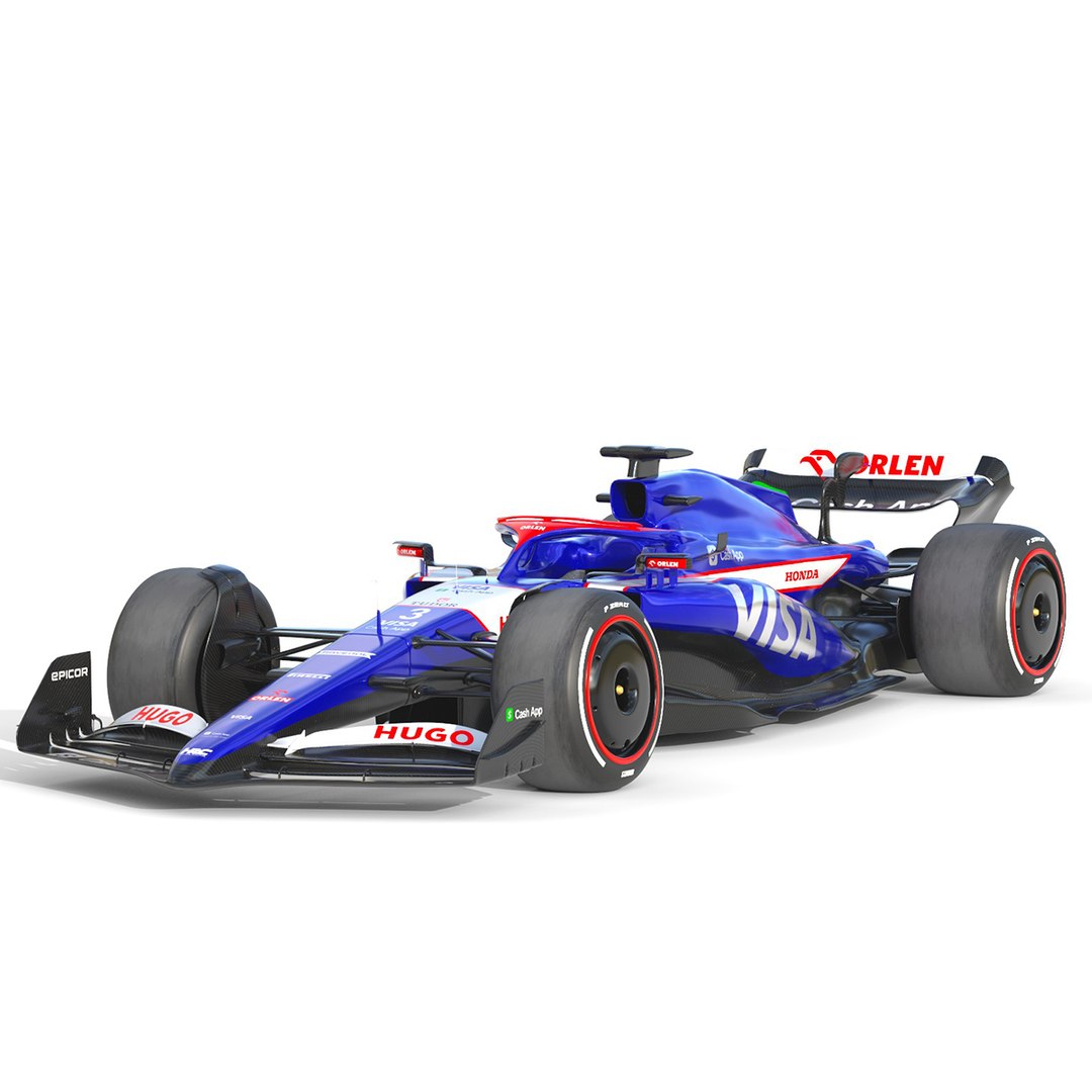 3D Model F1 Racing Bulls 2024 - TurboSquid 2197691