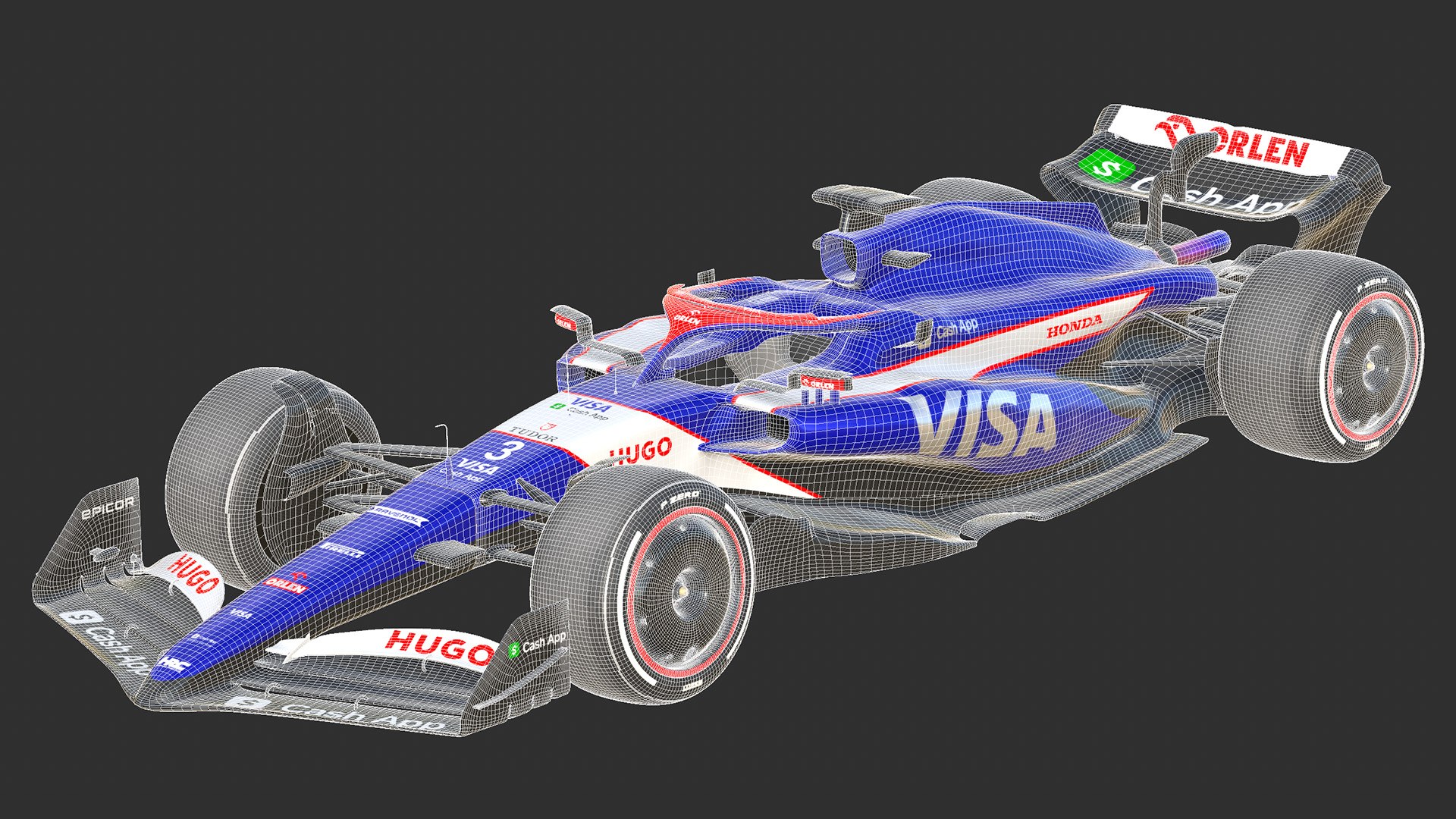 3D Model F1 Racing Bulls 2024 - TurboSquid 2197691