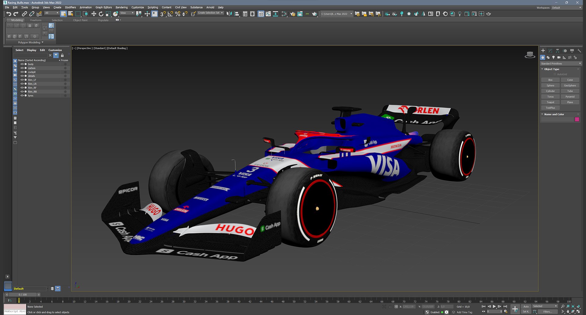 3D Model F1 Racing Bulls 2024 - TurboSquid 2197691