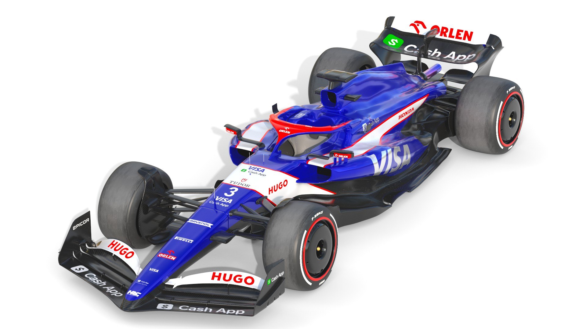 3D Model F1 Racing Bulls 2024 - TurboSquid 2197691