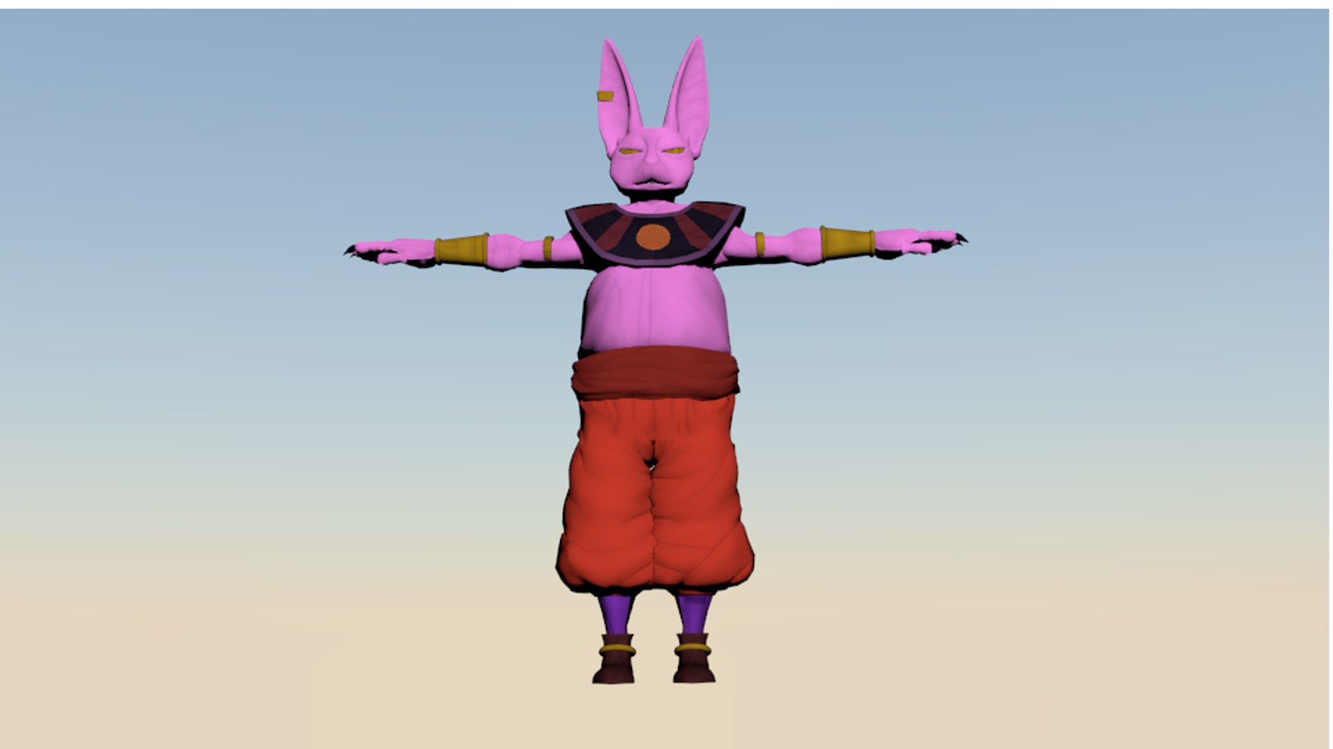 Champa Beerus Dbs 3d Model