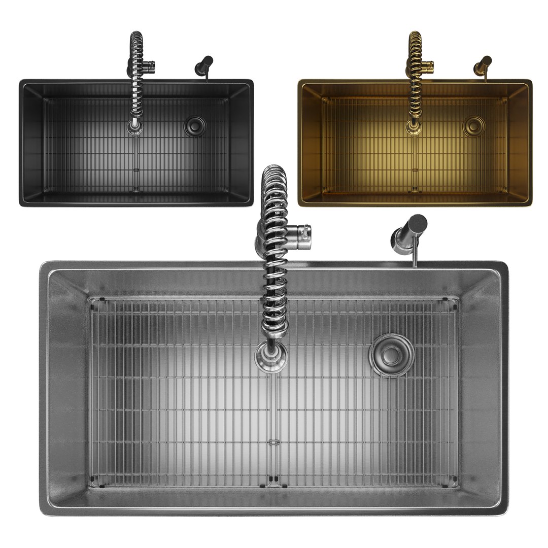 Elkay Sinks And Tap 3D Model - TurboSquid 2012992