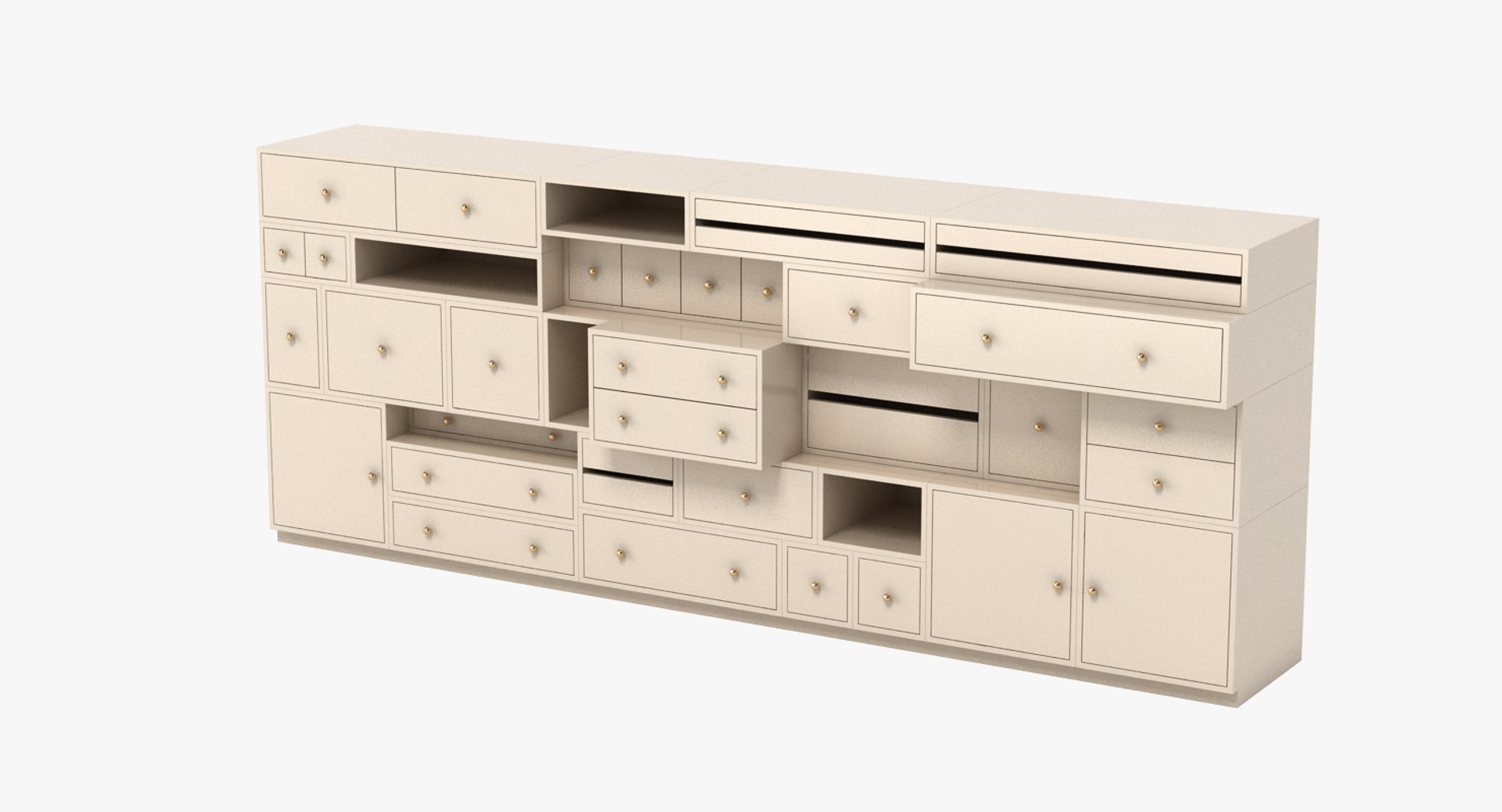 Moooi Drawer 3d Model