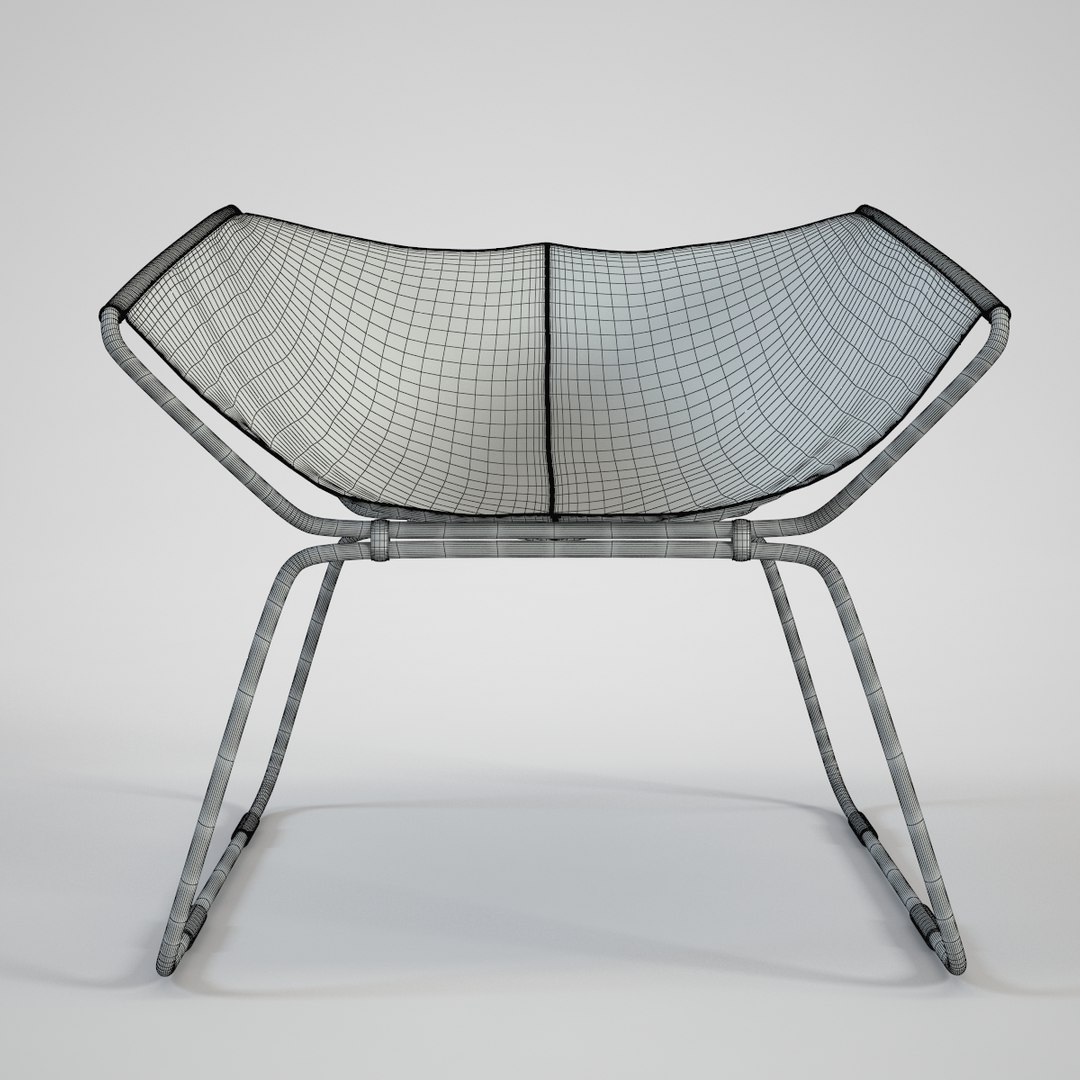 3d Model Realistic Easychair