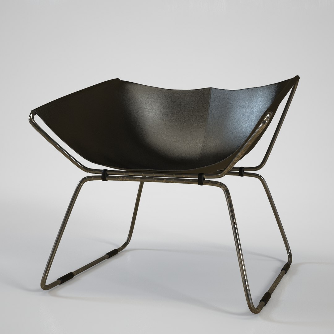3d Model Realistic Easychair