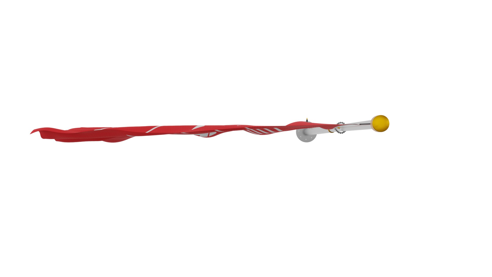 3D Pole Flag CHP Republican Peoples Party Model - TurboSquid 2211249