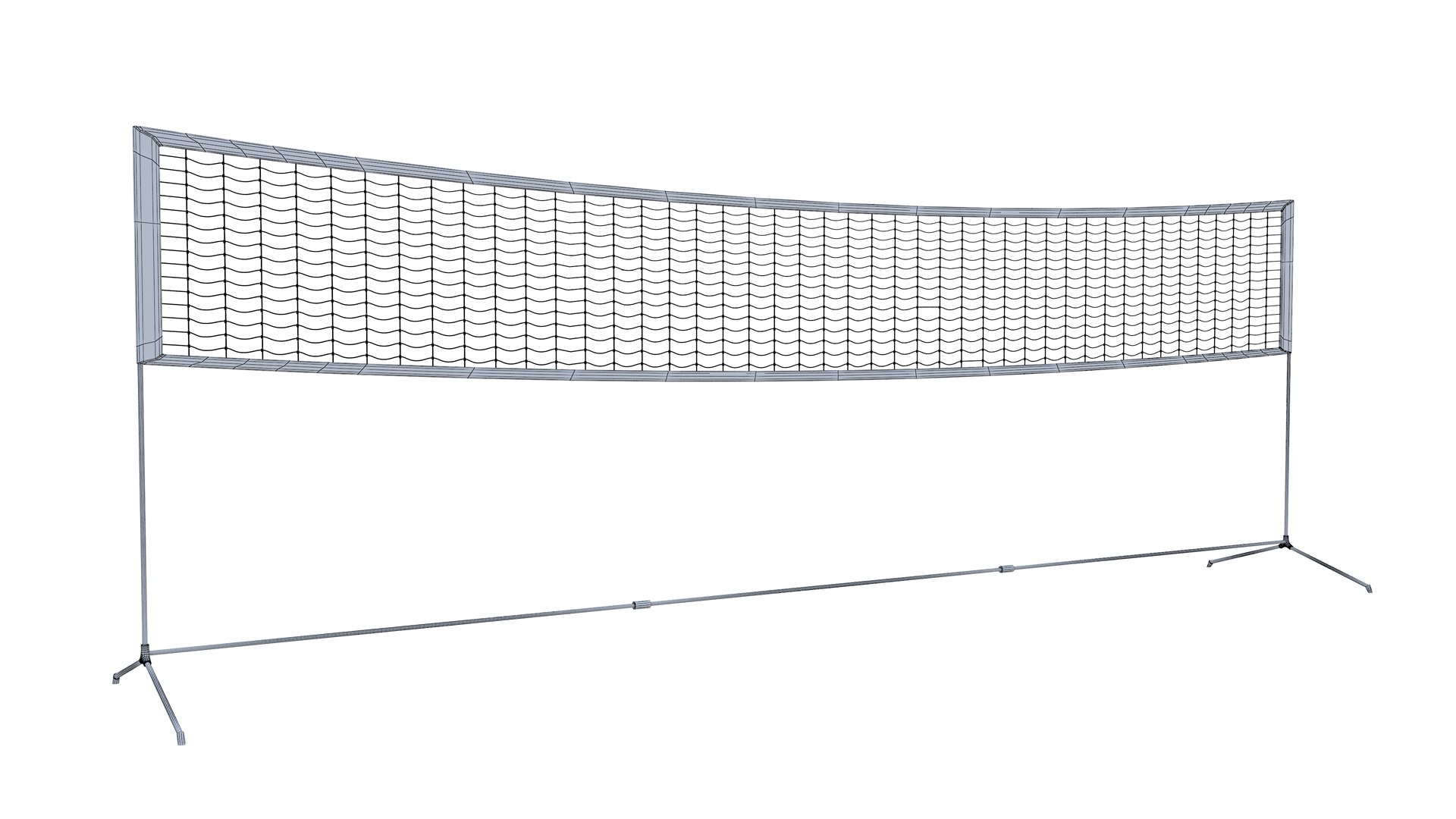 Badminton Net - Green Model - TurboSquid 1907265