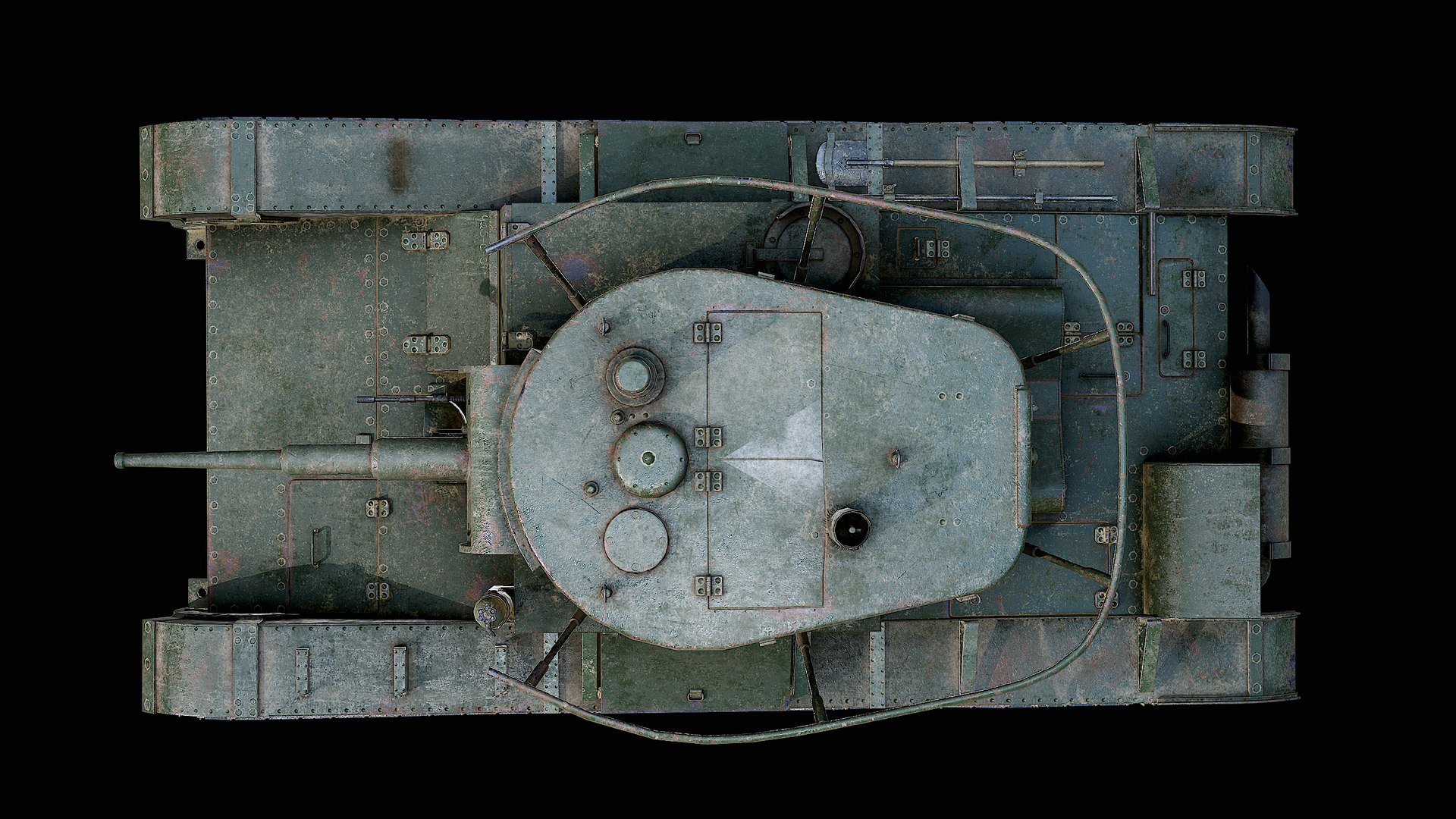 3D Model T-26 Soviet Union Battle Tank PBR - TurboSquid 2037354