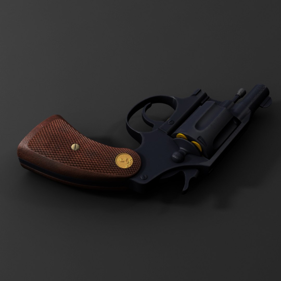 Colt Detective 3d Model