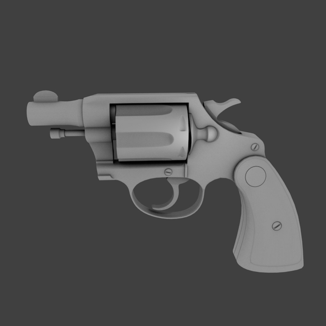 Colt Detective 3d Model
