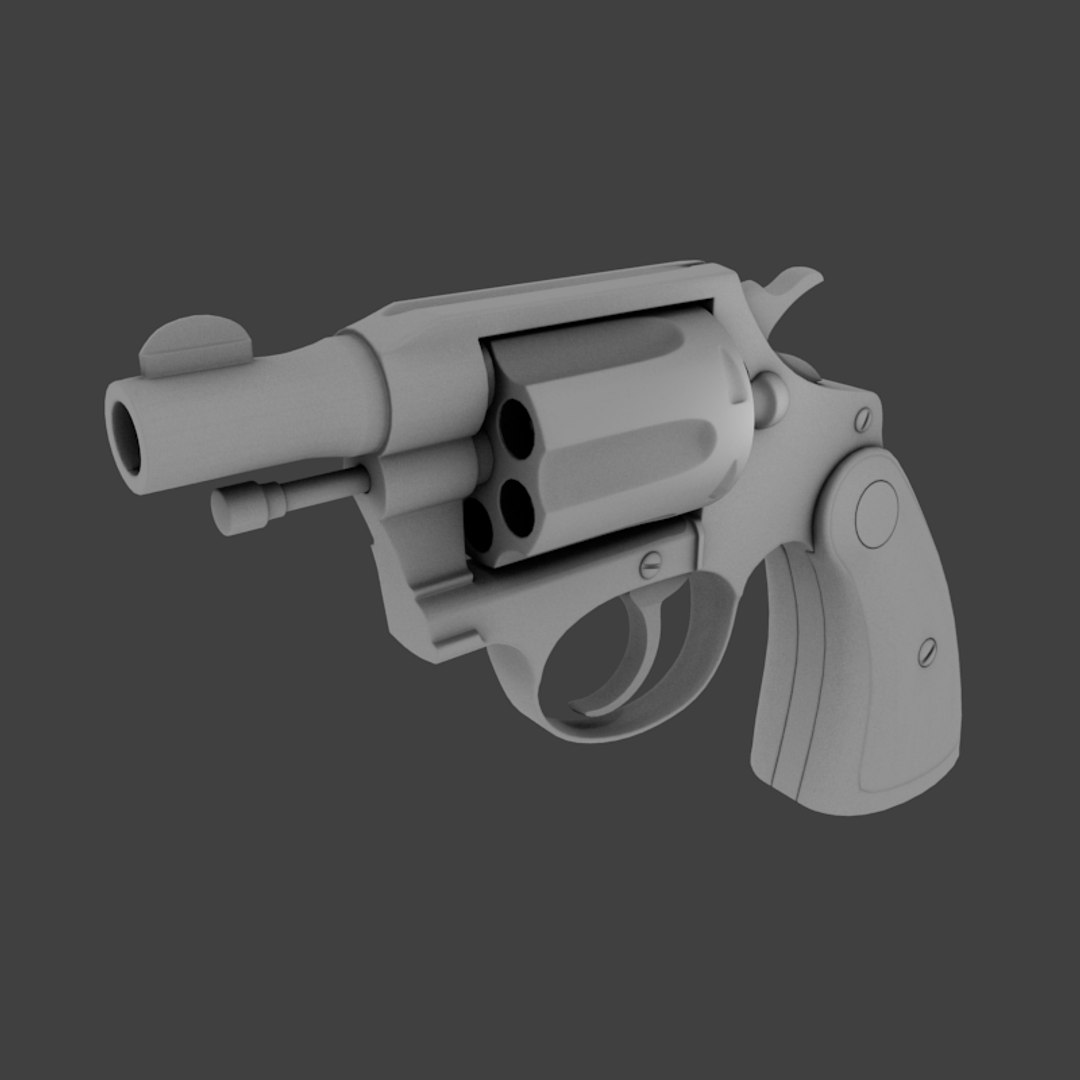 Colt Detective 3d Model