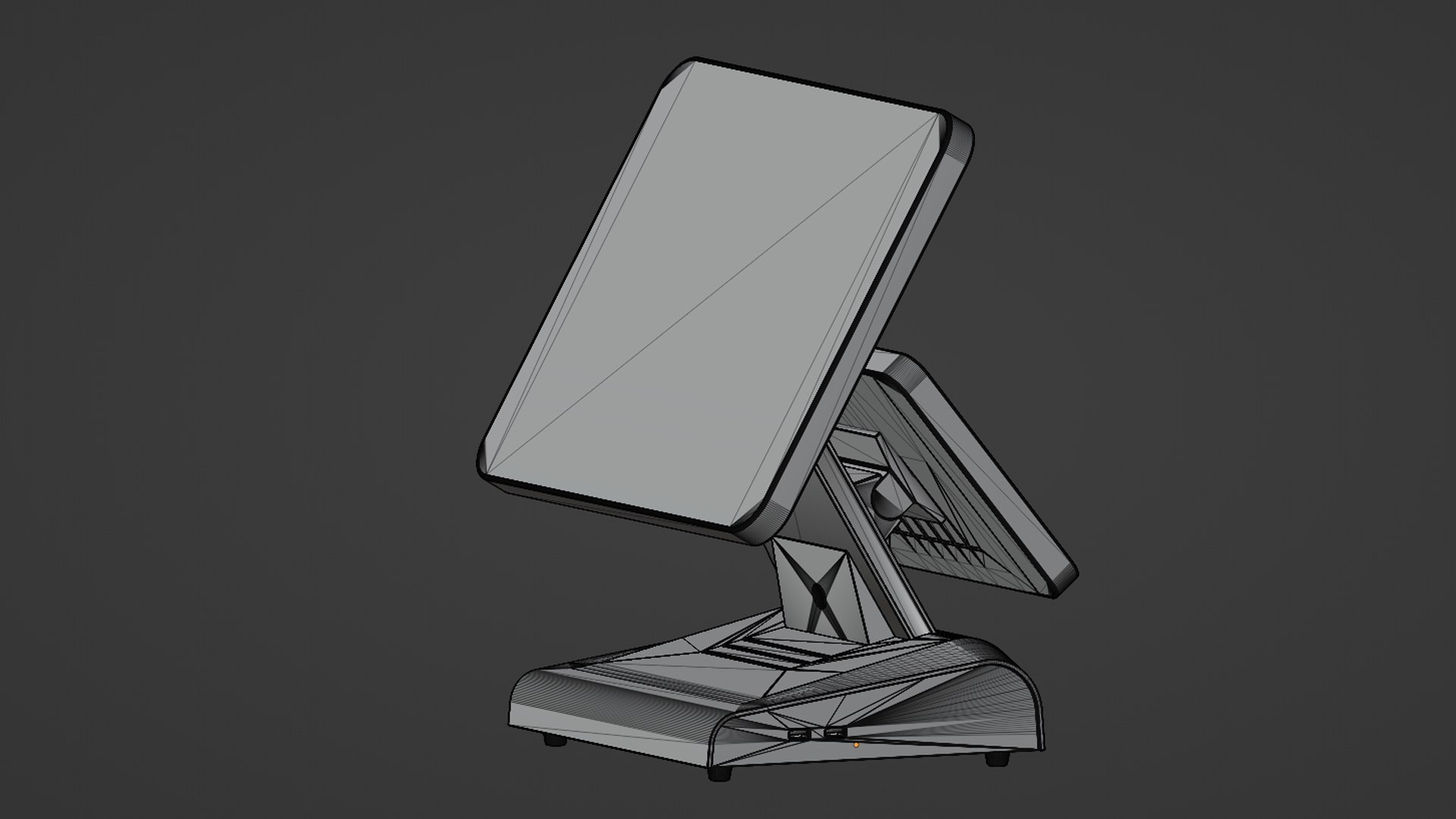 POS Terminal Monitor 3D - TurboSquid 2067370