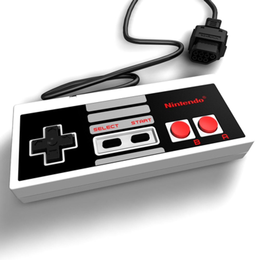 3d Nintendo Nes Joypad