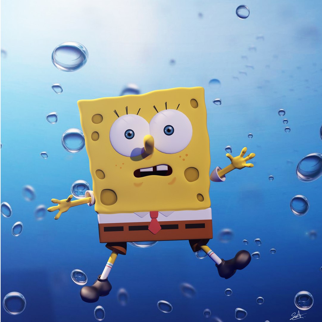 Free 3D Sponge Bob Model - TurboSquid 1335185