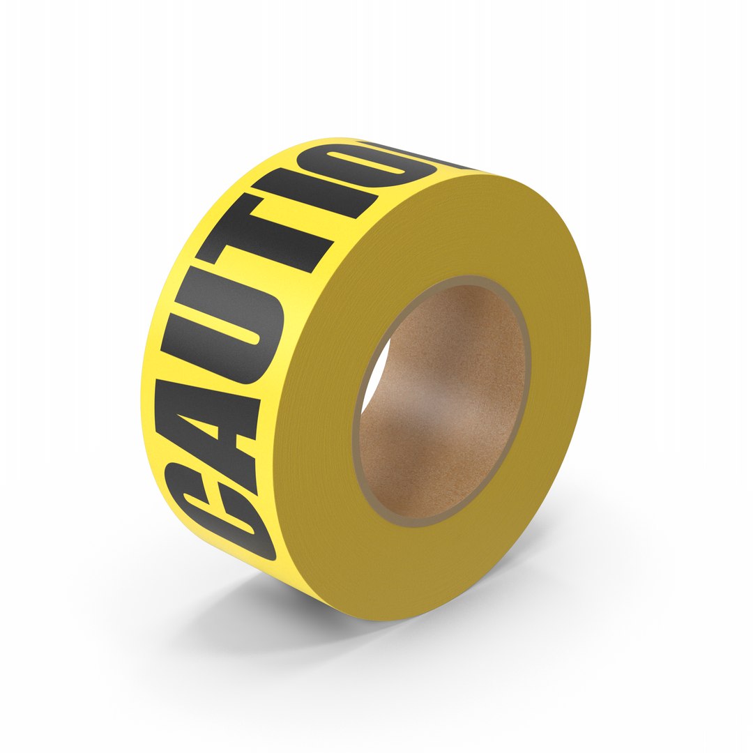 3D Caution Tape Model - TurboSquid 2292168