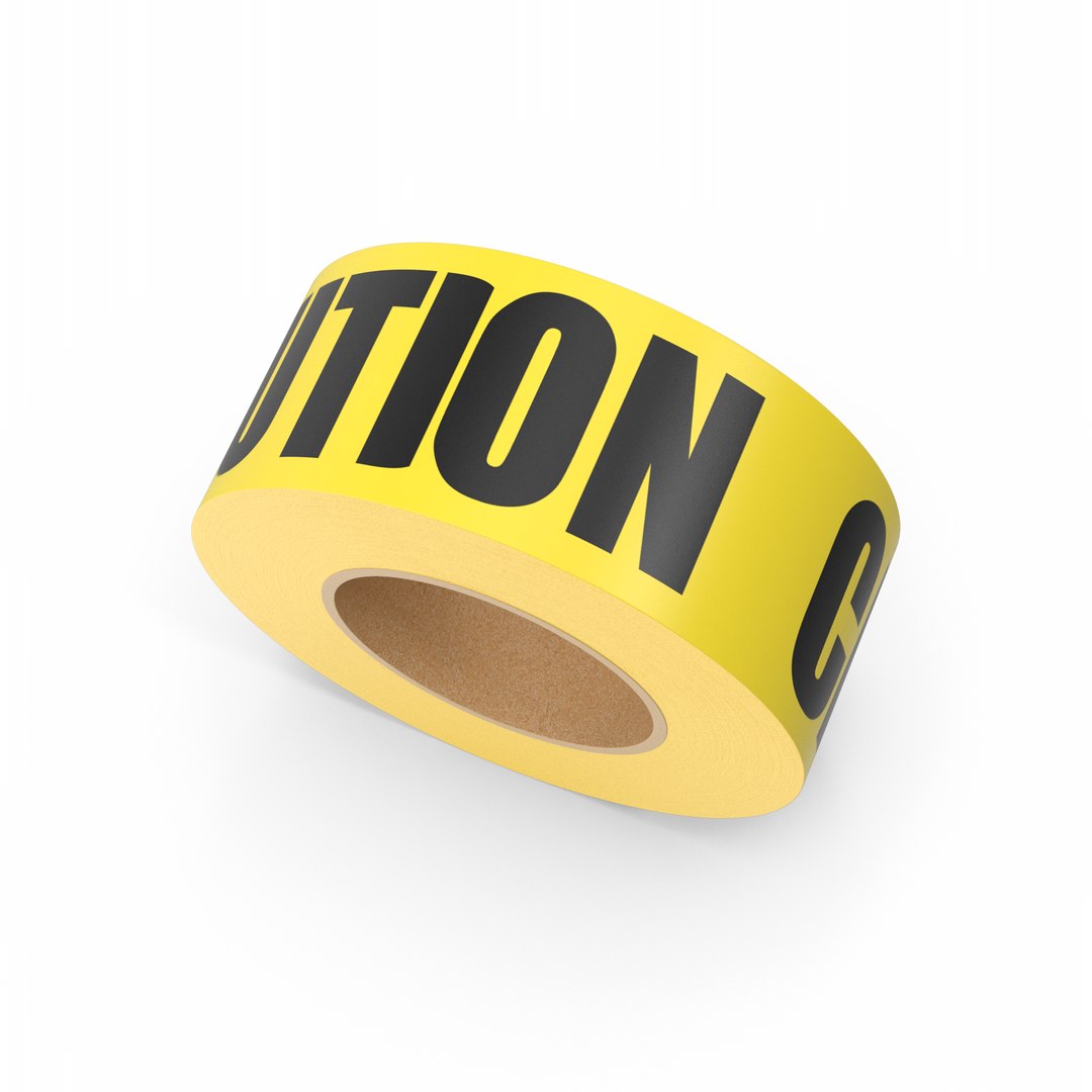 3D Caution Tape Model - TurboSquid 2292168
