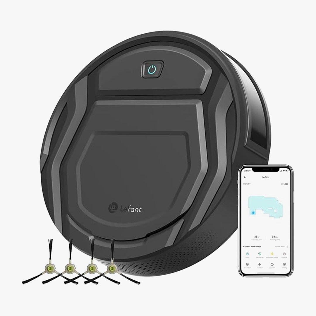 3D Furious Robot Vacuum Cleaner With 2200PA Powerful Suction Power ...
