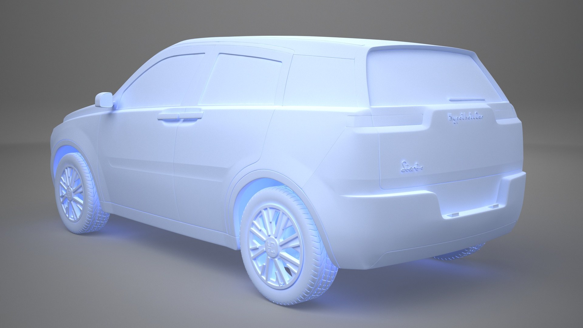 Generic SUV-Crossover Electric 3D Model - TurboSquid 2087119