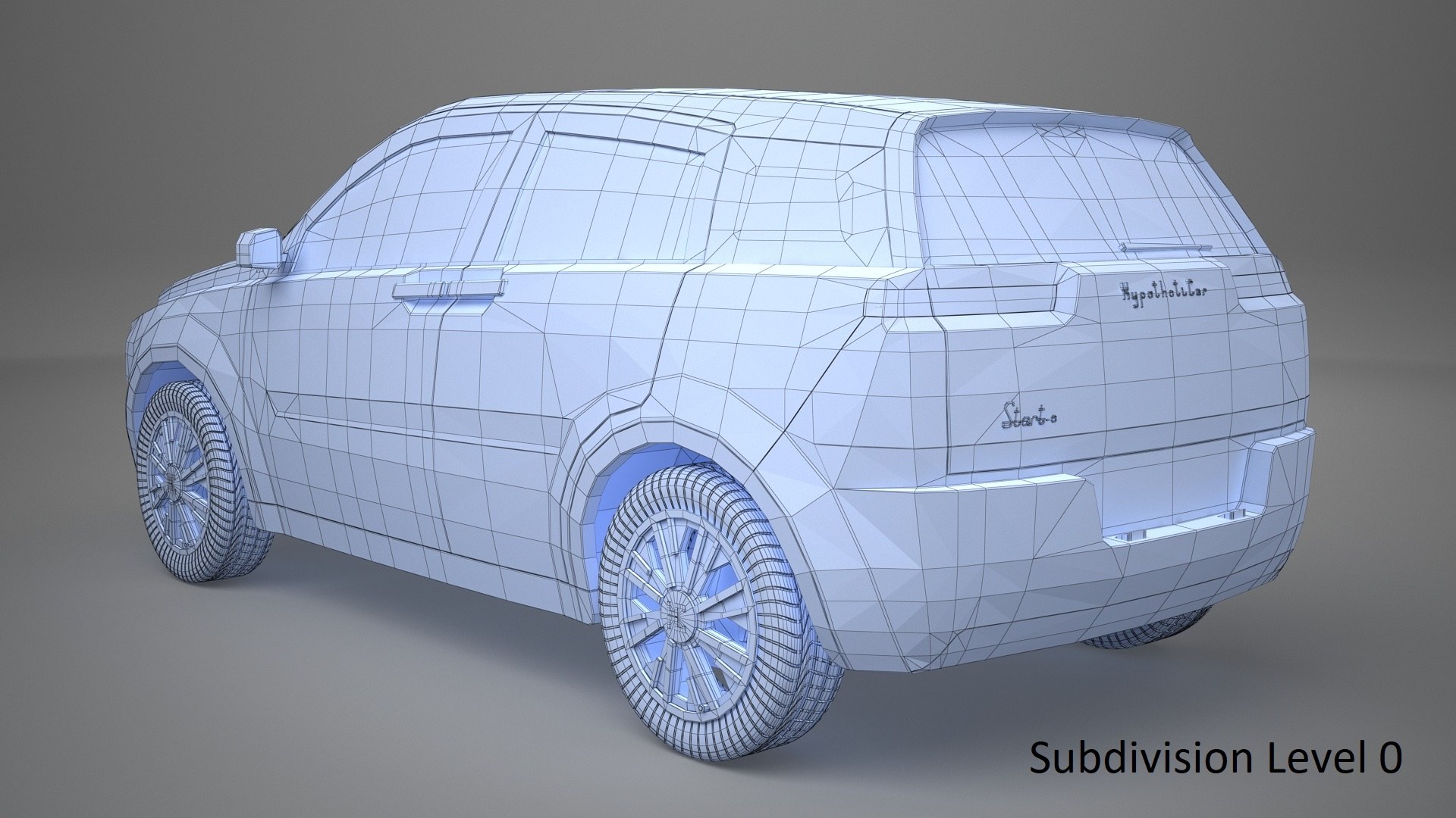 Generic SUV-Crossover Electric 3D Model - TurboSquid 2087119